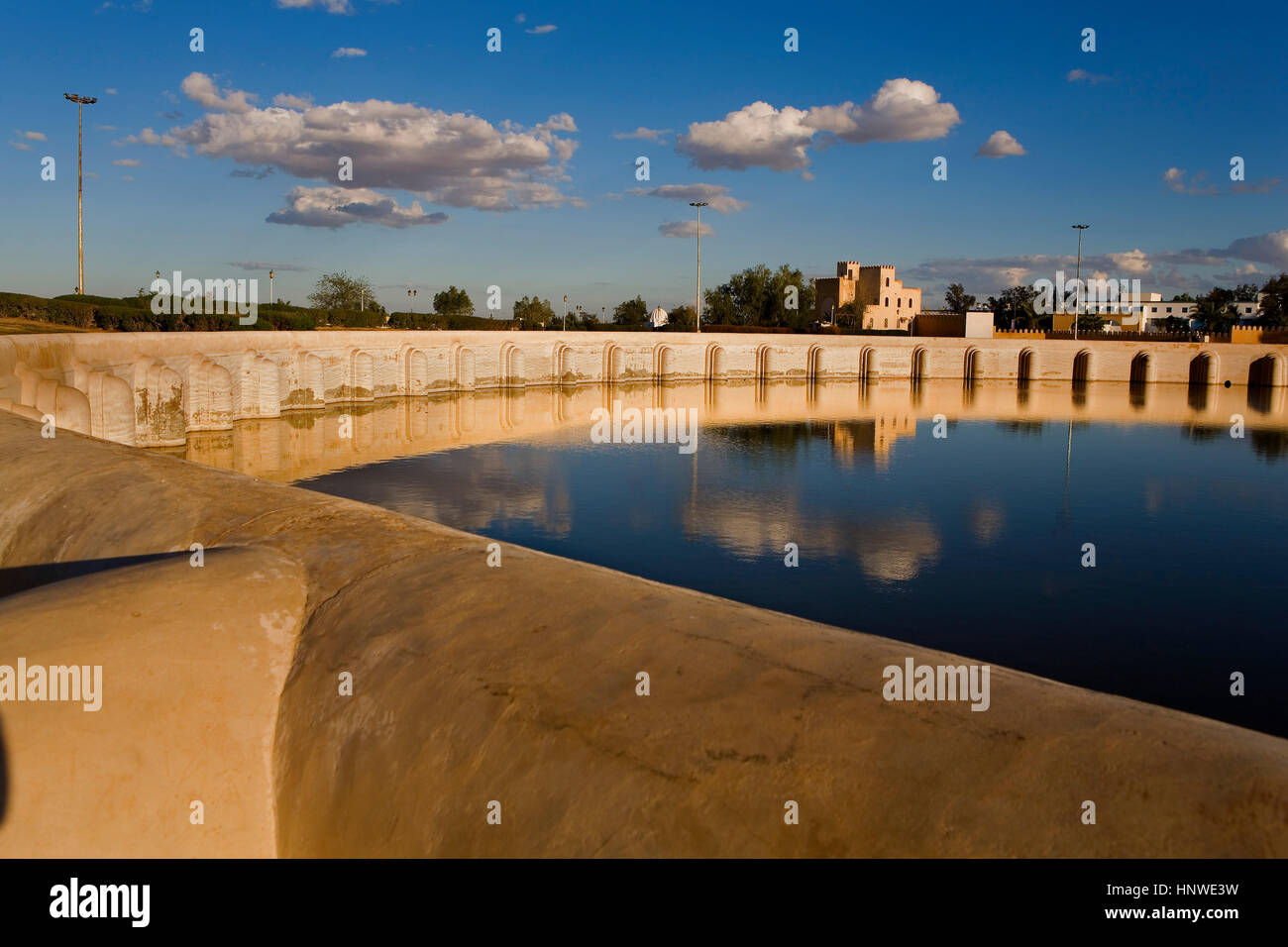 Tunez: Kairouan. Large water reservoir built by the Aghlabids Stock ...