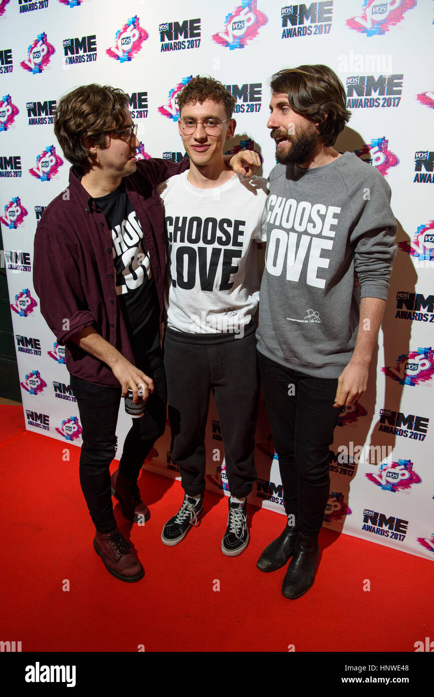 (left to right) Emre Turkmen, Olly Alexander and Mikey Goldsworthy from ...