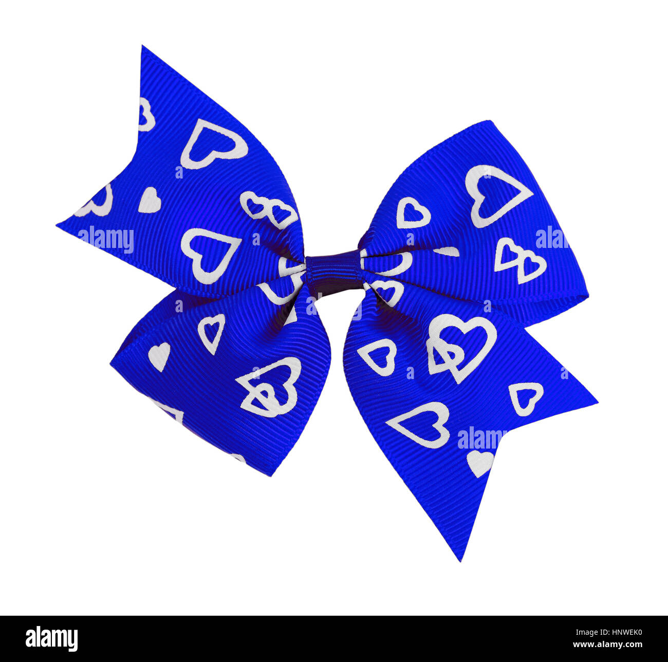 Blue ribbon bow isolated hi-res stock photography and images - Alamy