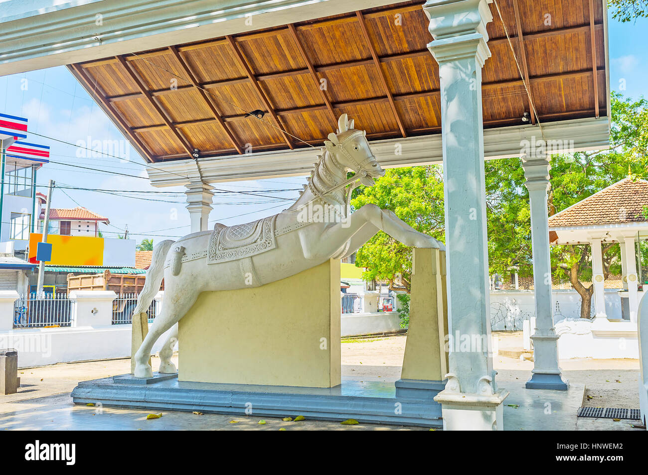 Thaniwalla Devalaya Temple located by the road to Chilaw and many ...