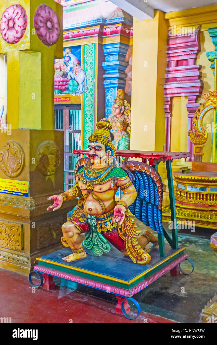 Hindu statue garuda temple in hi-res stock photography and images - Alamy