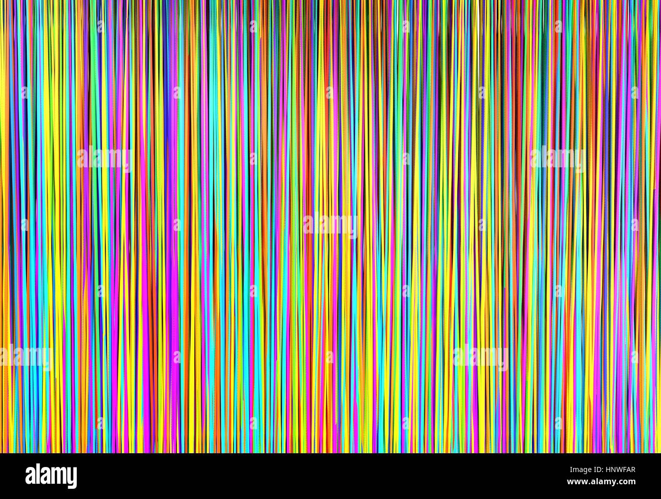 Colorful of line threads, 3d illustration Stock Photo - Alamy