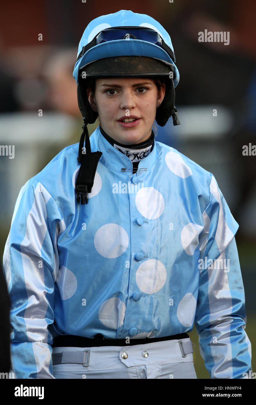 Jockey Lizzie Kelly at Ludlow Racecourse. PRESS ASSOCIATION Photo ...