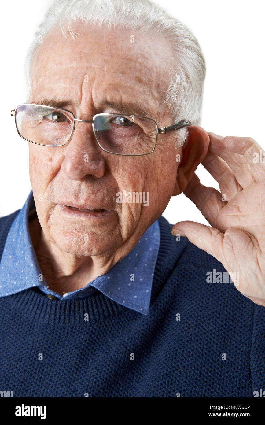 Deaf man hi-res stock photography and images - Alamy