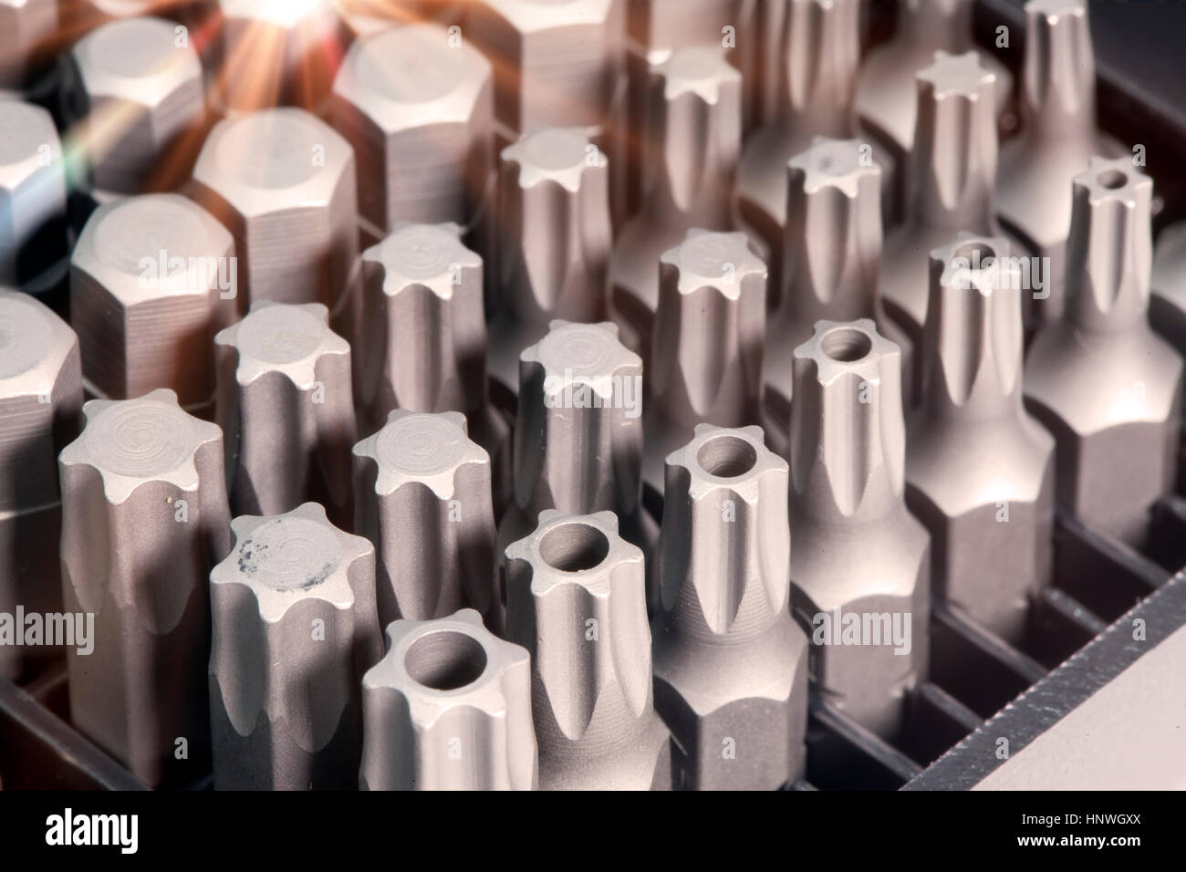 Set of bits in bit holder Stock Photo - Alamy