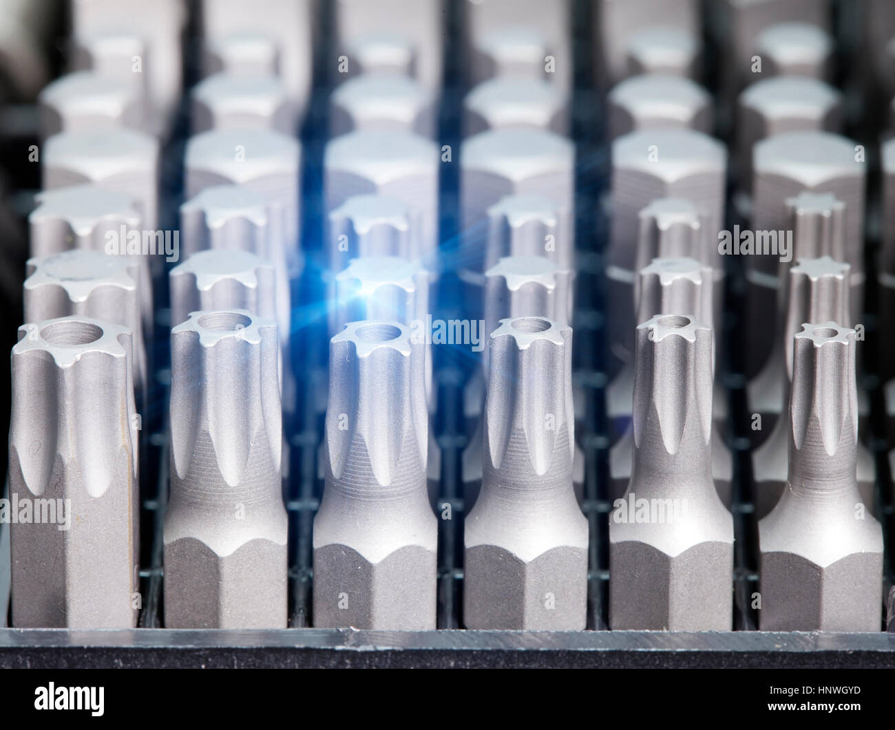 Set of bits in bit holder Stock Photo - Alamy