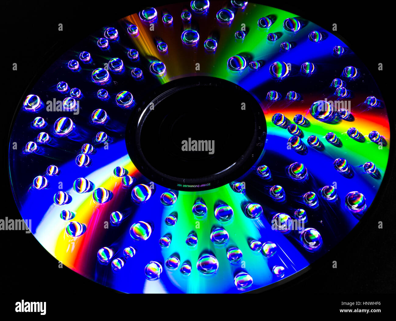 the light reflected from a CD is a collection of psychedelic colors ...