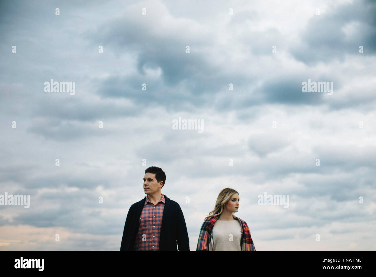 People looking in different directions hi-res stock photography and ...