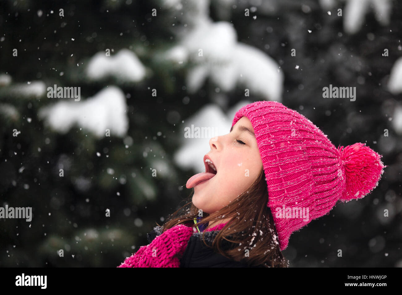 Girl tongue hi-res stock photography and images - Alamy