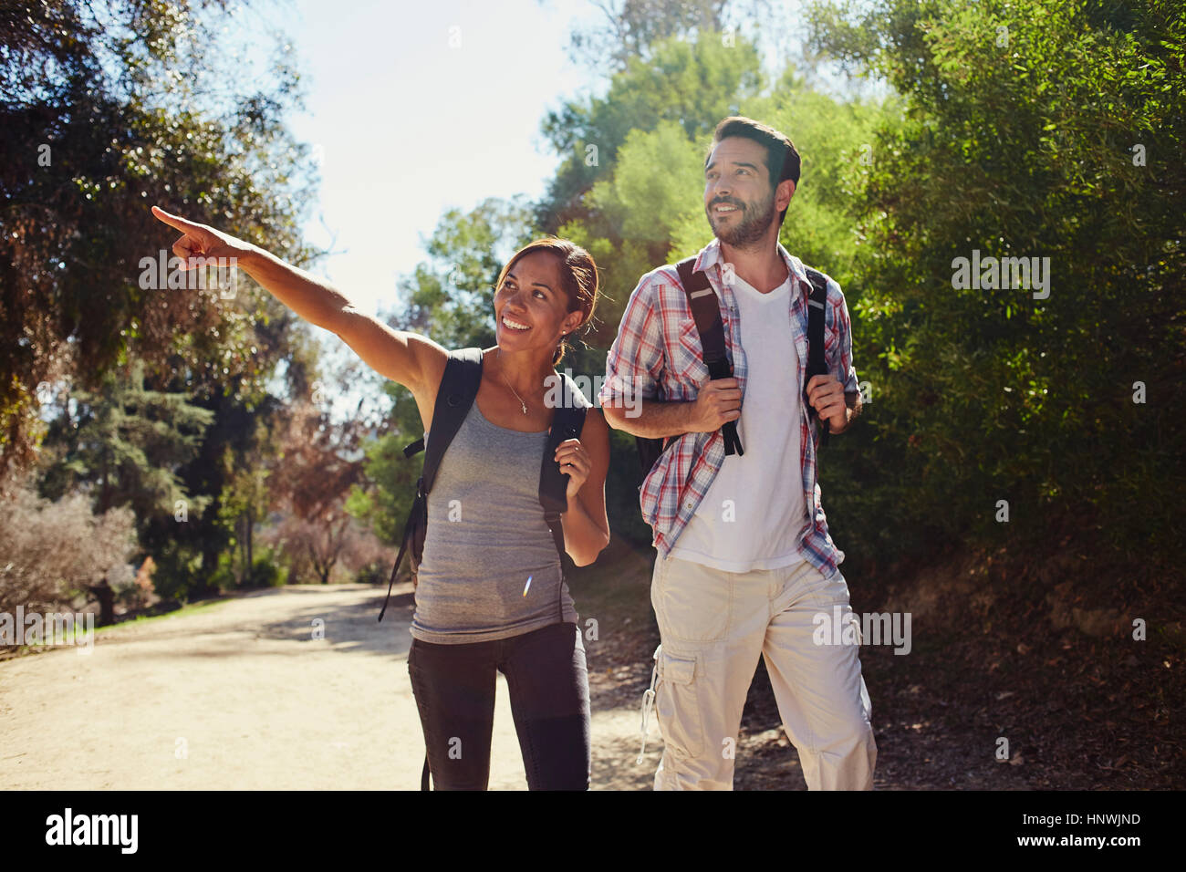 Pointing three quarter length hi-res stock photography and images - Alamy