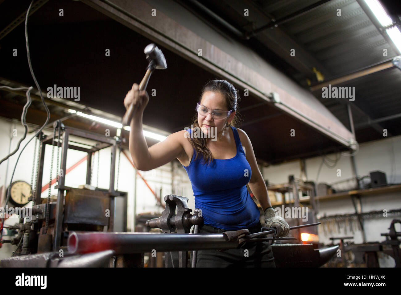 Female blacksmith hi-res stock photography and images - Alamy