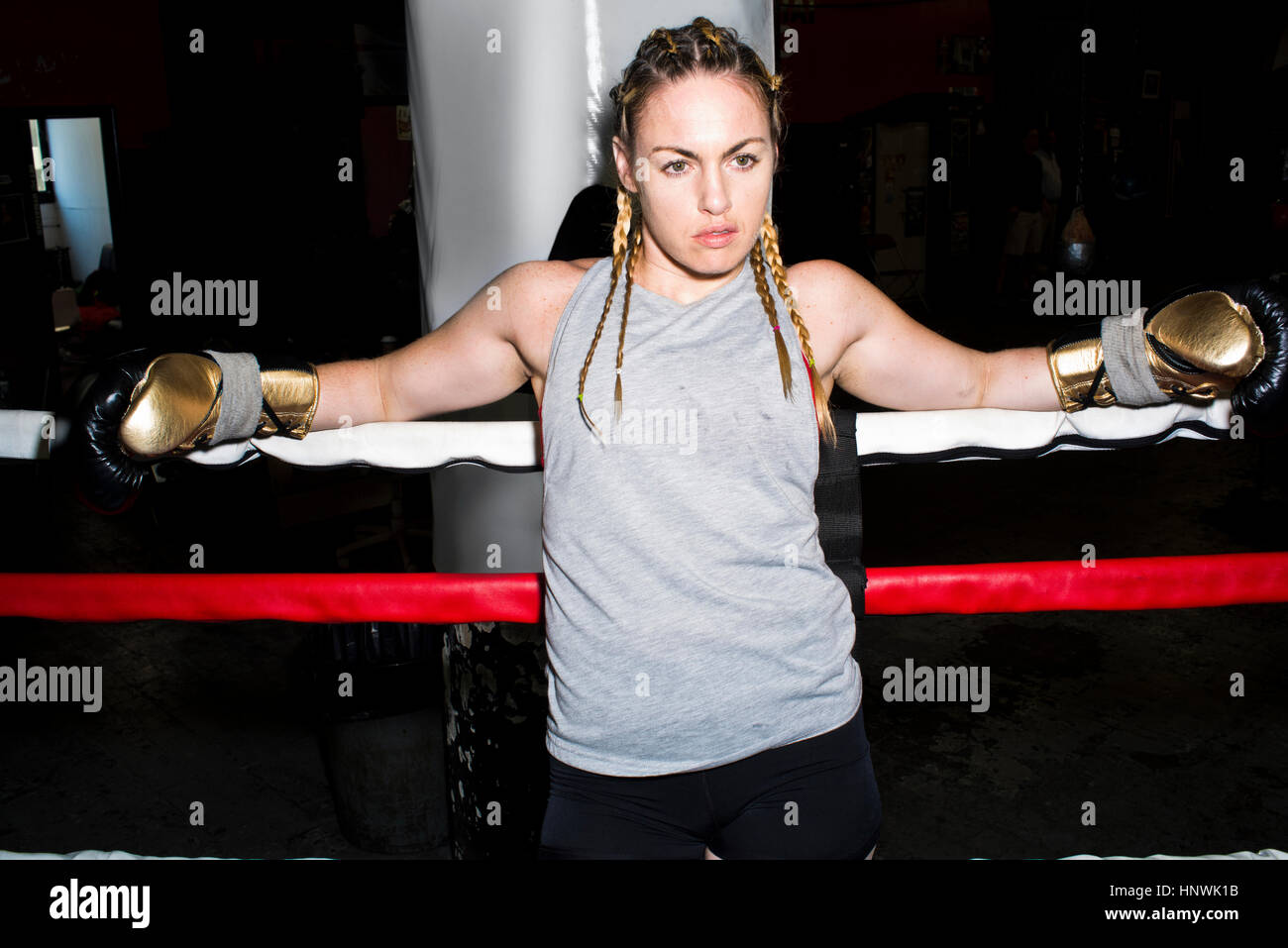 Up against the ropes hi-res stock photography and images - Alamy