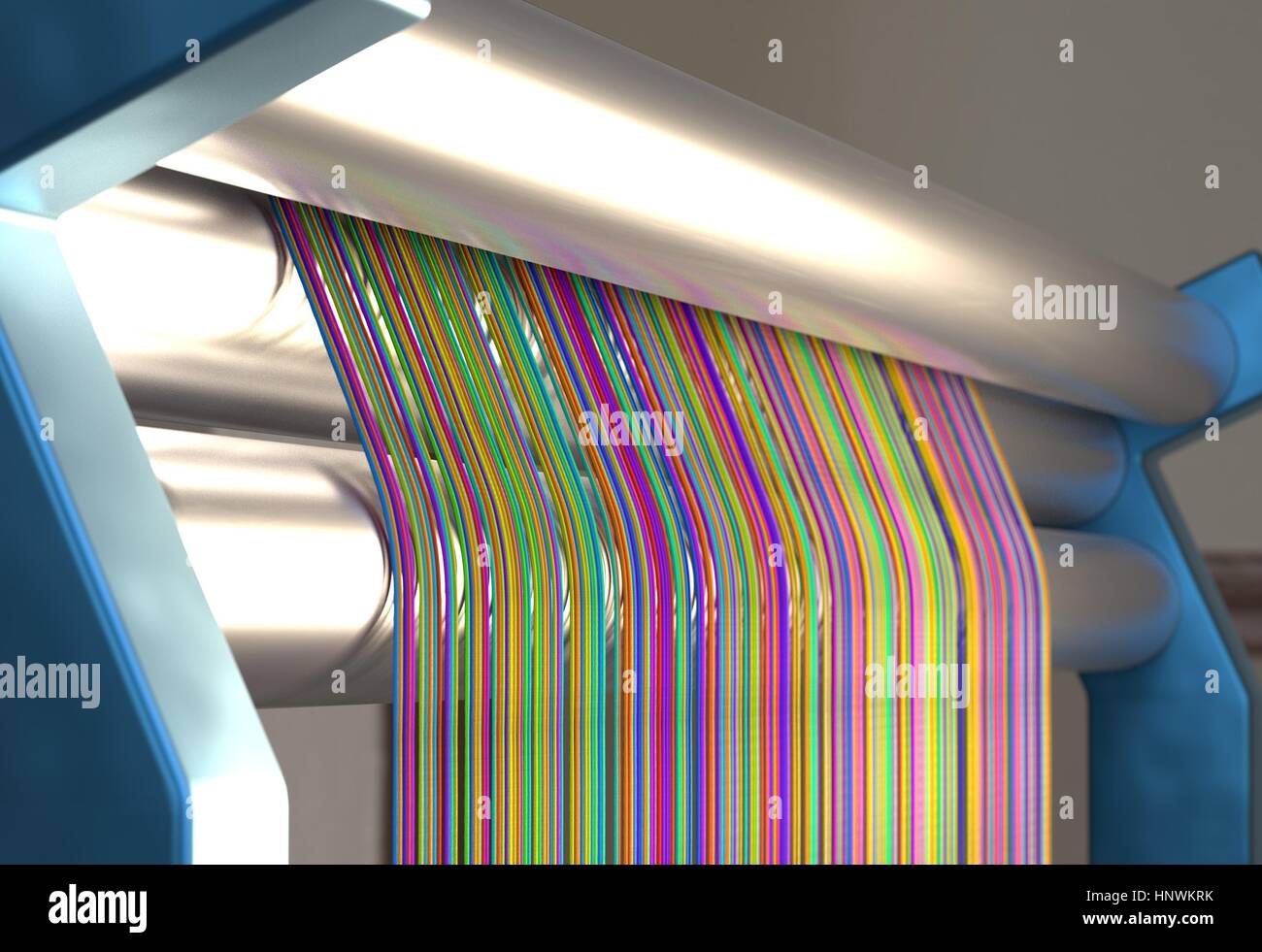 Vertical loom illustration hi-res stock photography and images - Alamy