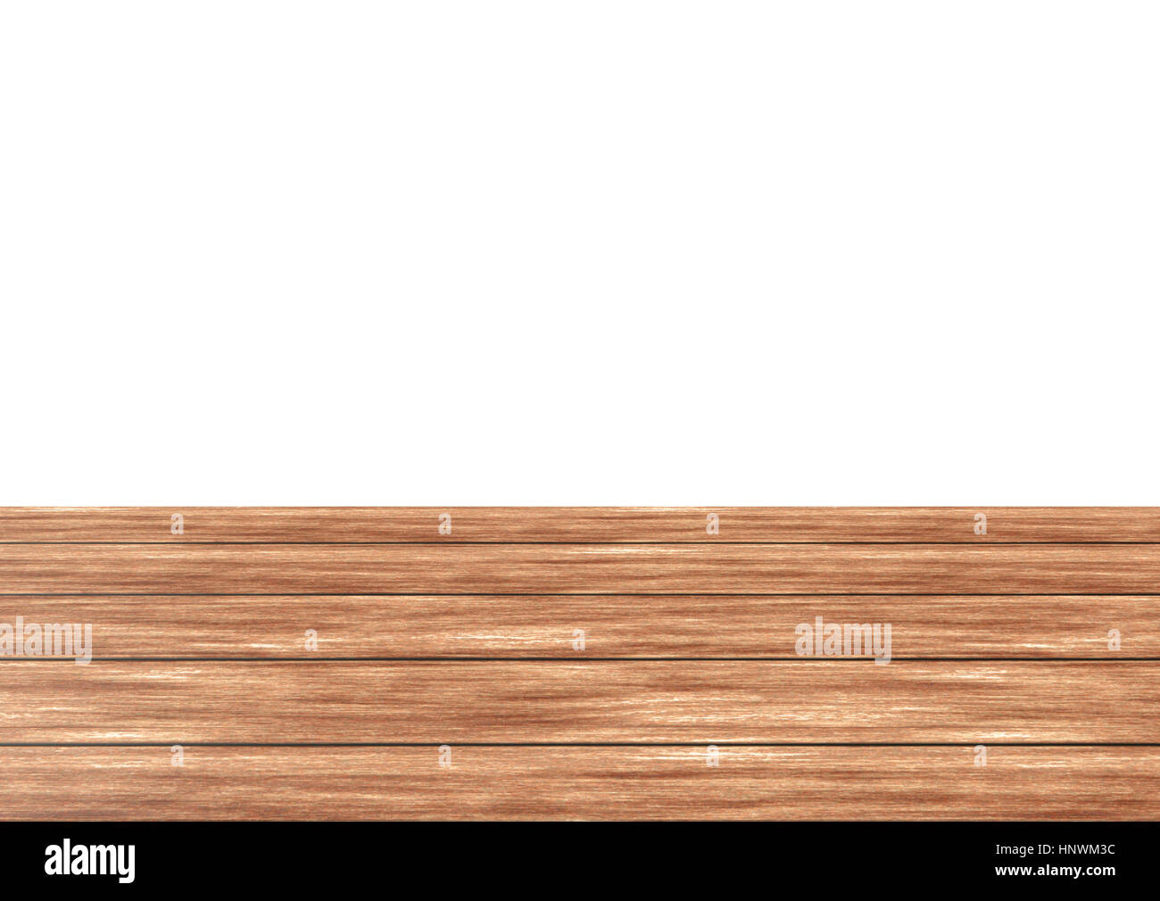 brown wood table top on white background easy use for place any product ...