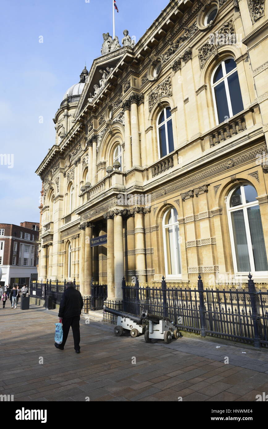 The Hull Maritime Museum is a museum in Kingston upon Hull, , Yorkshire ...