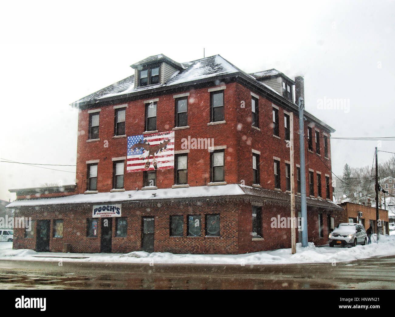 Pooch's Bar, Solvay, New York, Febuary, 2017 Stock Photo - Alamy