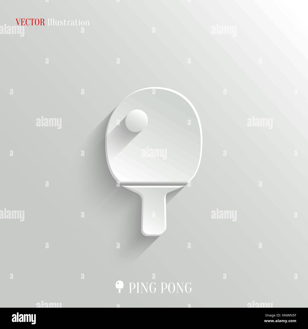 Ping pong icon - vector web illustration, easy paste to any background ...