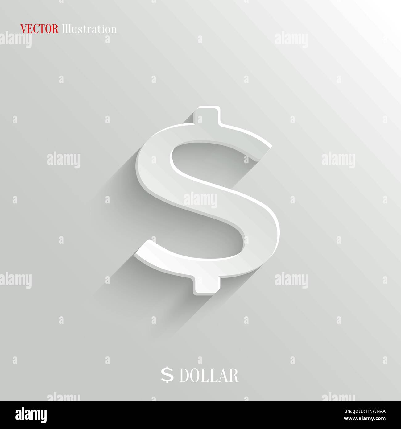 US Dollar Icon - vector web illustration, easy paste to any background ...