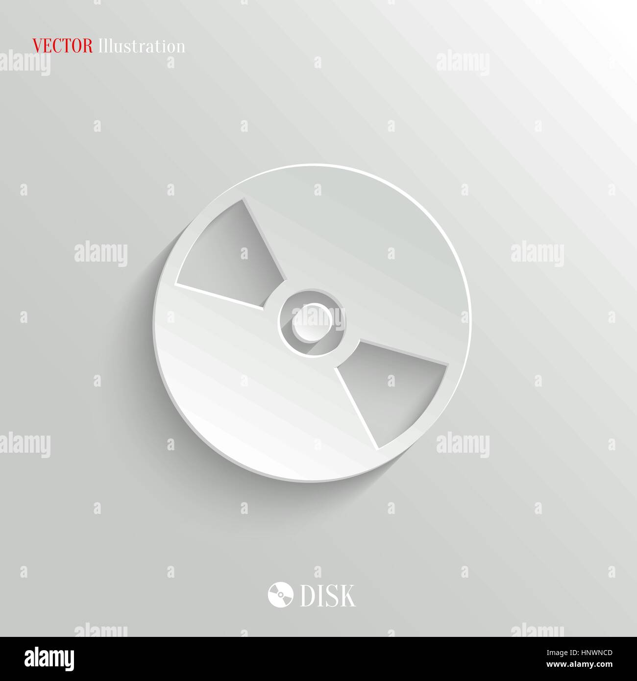 Compact disk icon - vector web illustration, easy paste to any ...