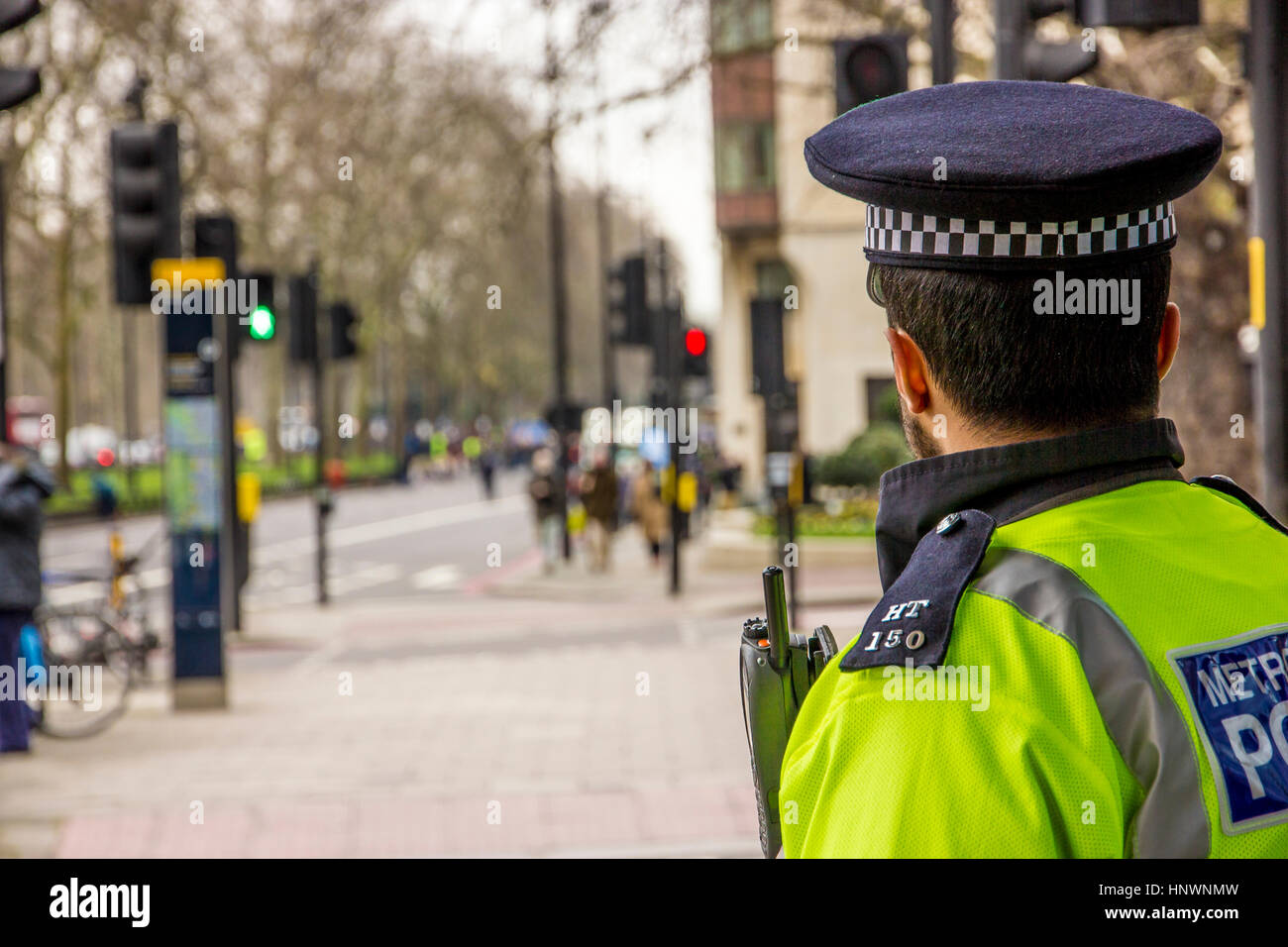 Metropolitan Police Officer Stock Photo - Alamy