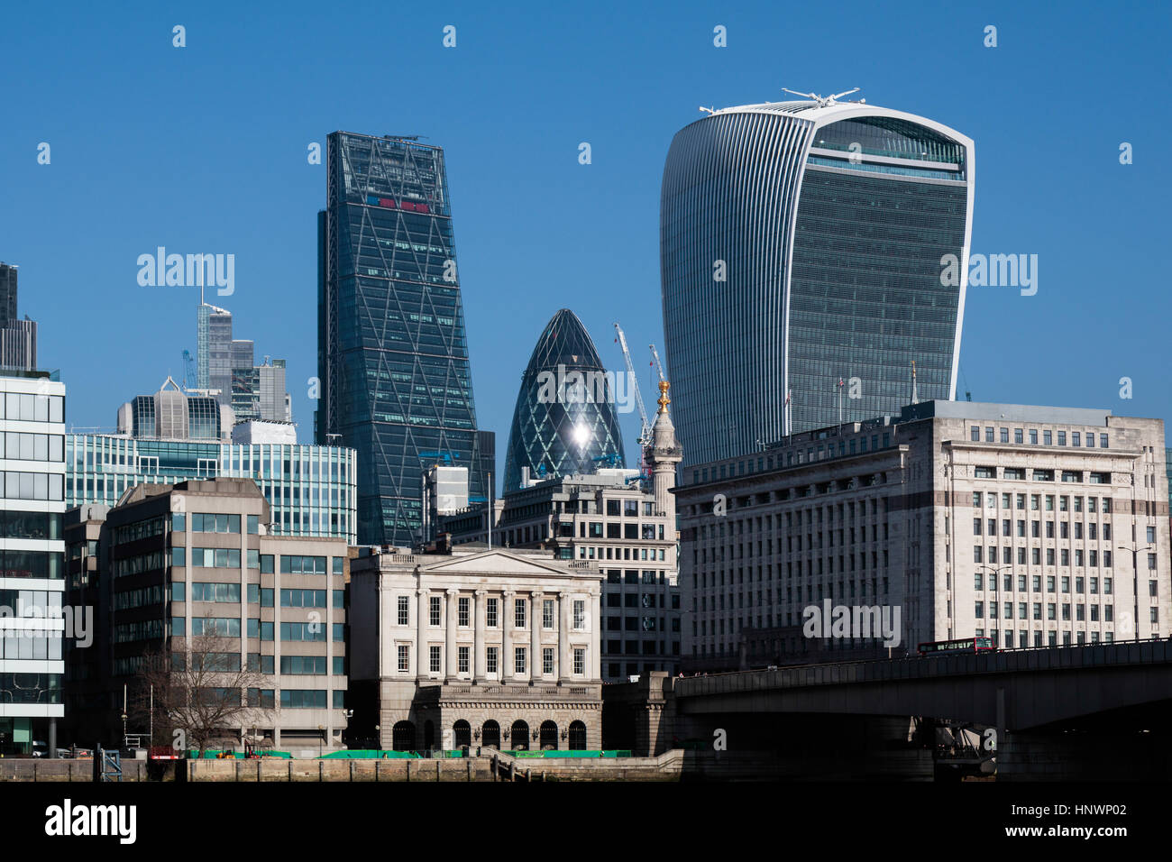 View of the London Skyline Stock Photo - Alamy