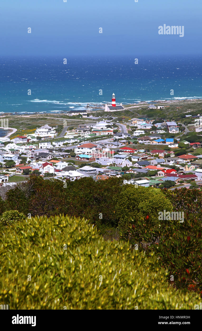 at Cape Agulhas in South Africa, the most southern point in Africa ...