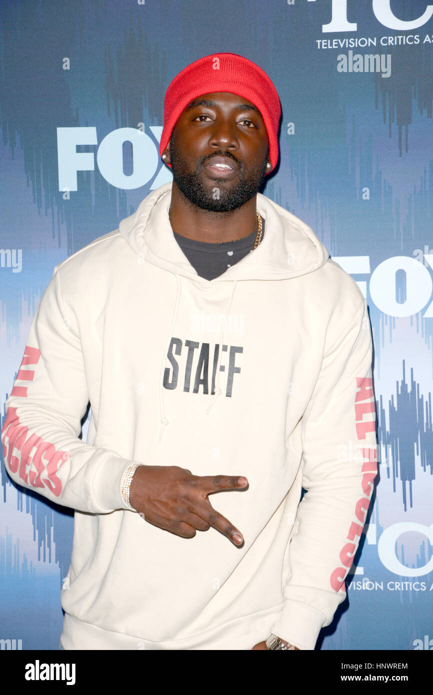 Shamier Anderson attending the Fox Winter TCA 2017 All-Star party, held ...