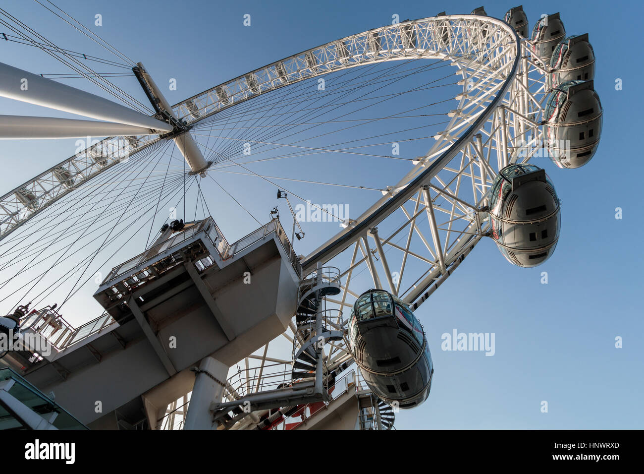 View of the London Eye Stock Photo - Alamy