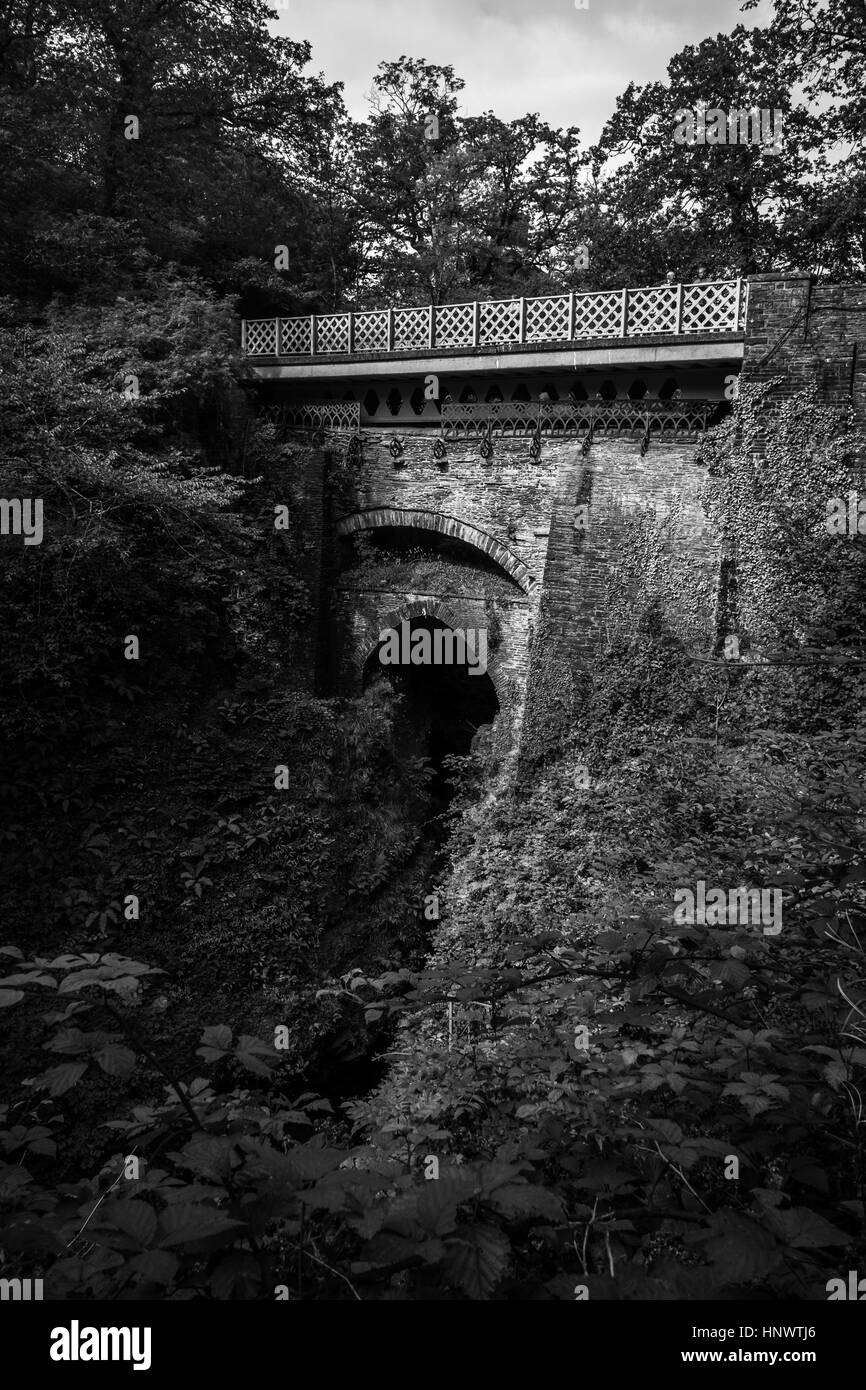Devil's bridge wales Black and White Stock Photos & Images - Alamy