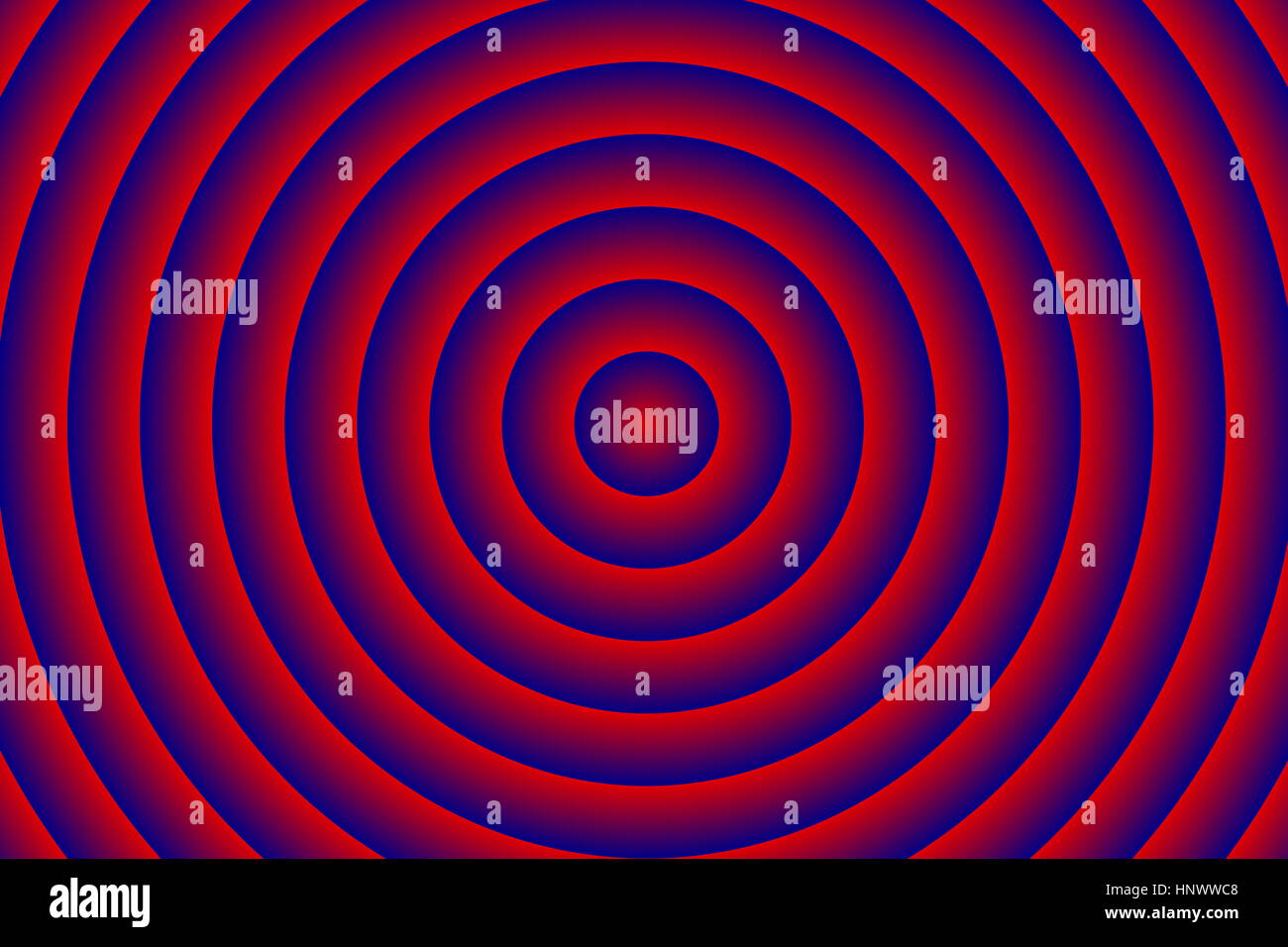 Illustration of concentric circles Stock Photo - Alamy
