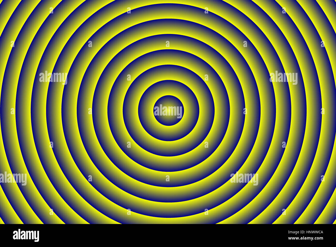 Illustration of concentric circles Stock Photo - Alamy
