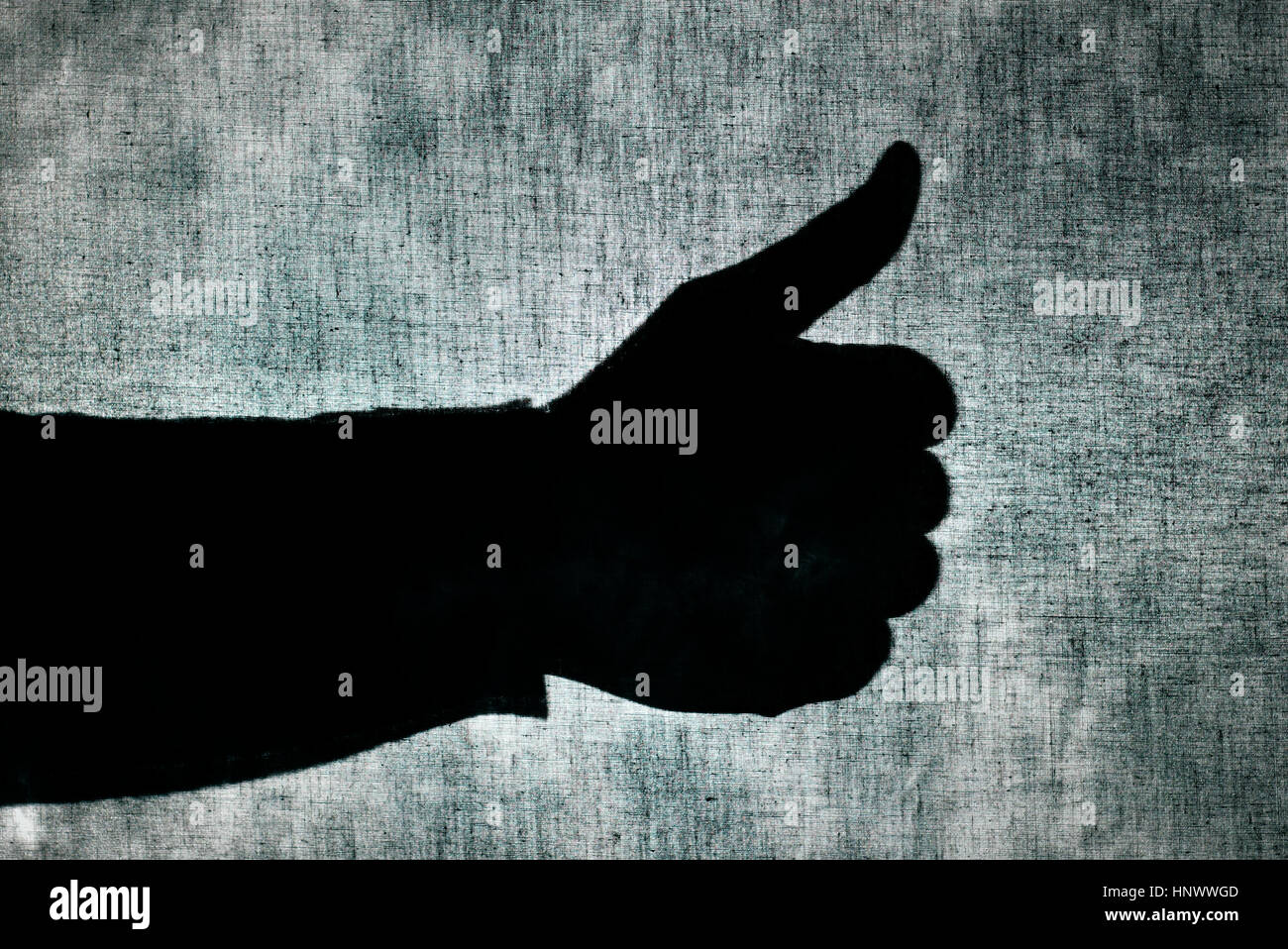 Shadow of a person giving a hand gesture hi-res stock photography and ...