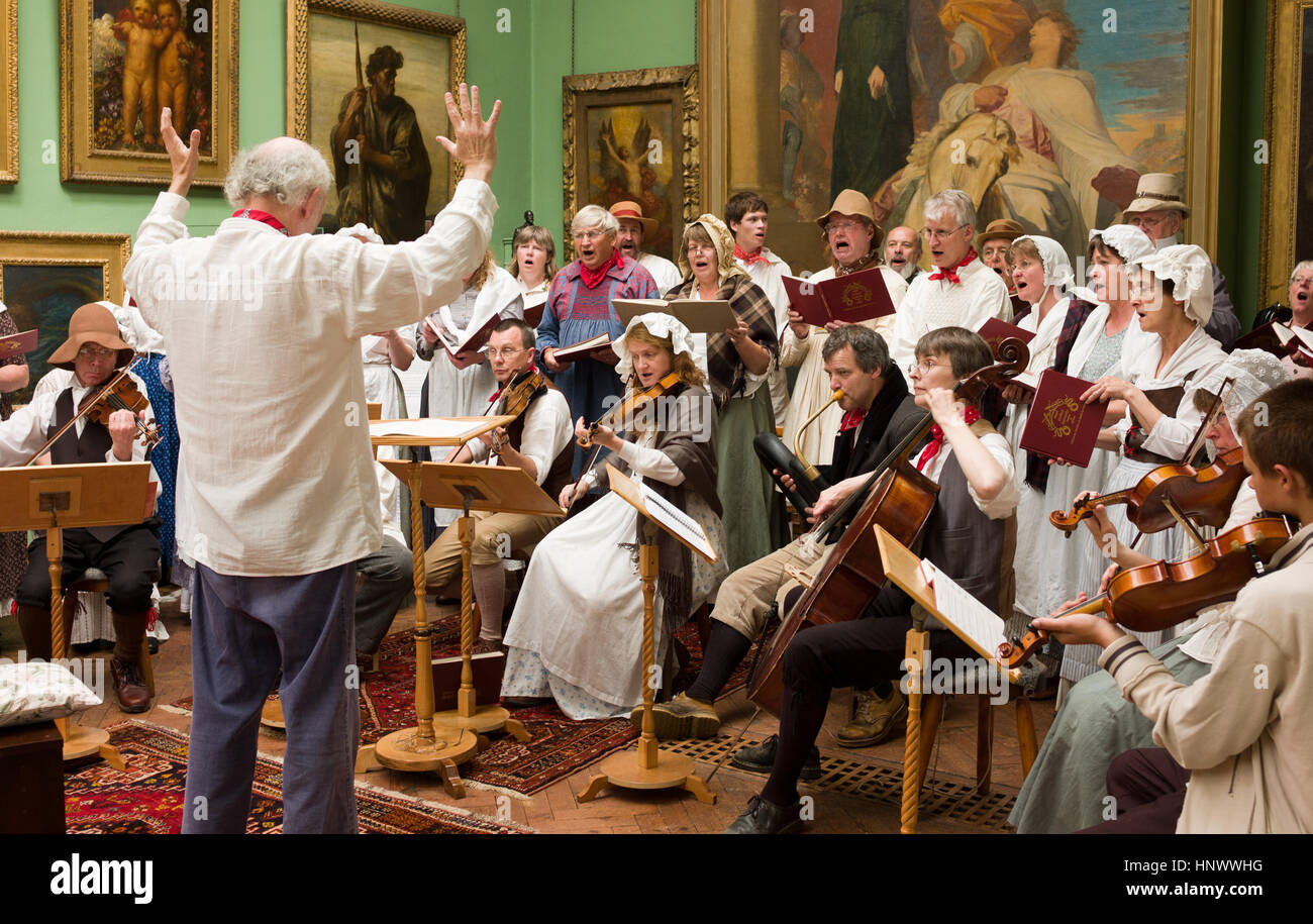 The Madding Crowd West Gallery Quire, conductor; Mike Bailey. Singing ...