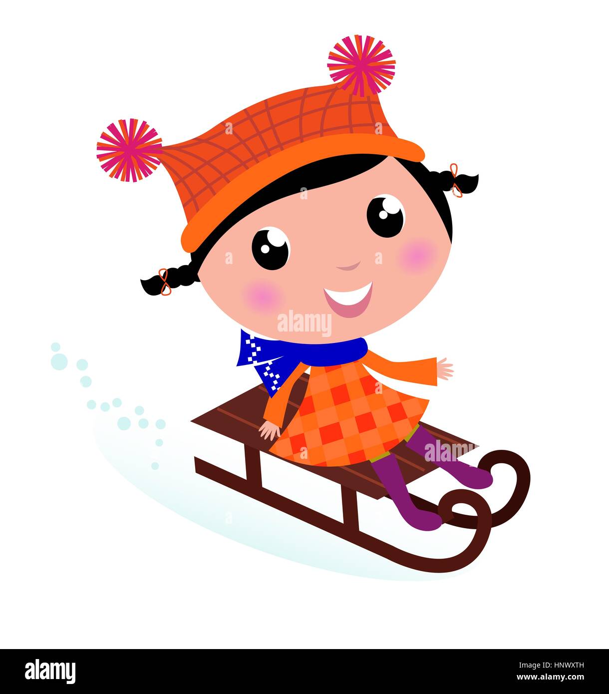 Snow Sled Clipart