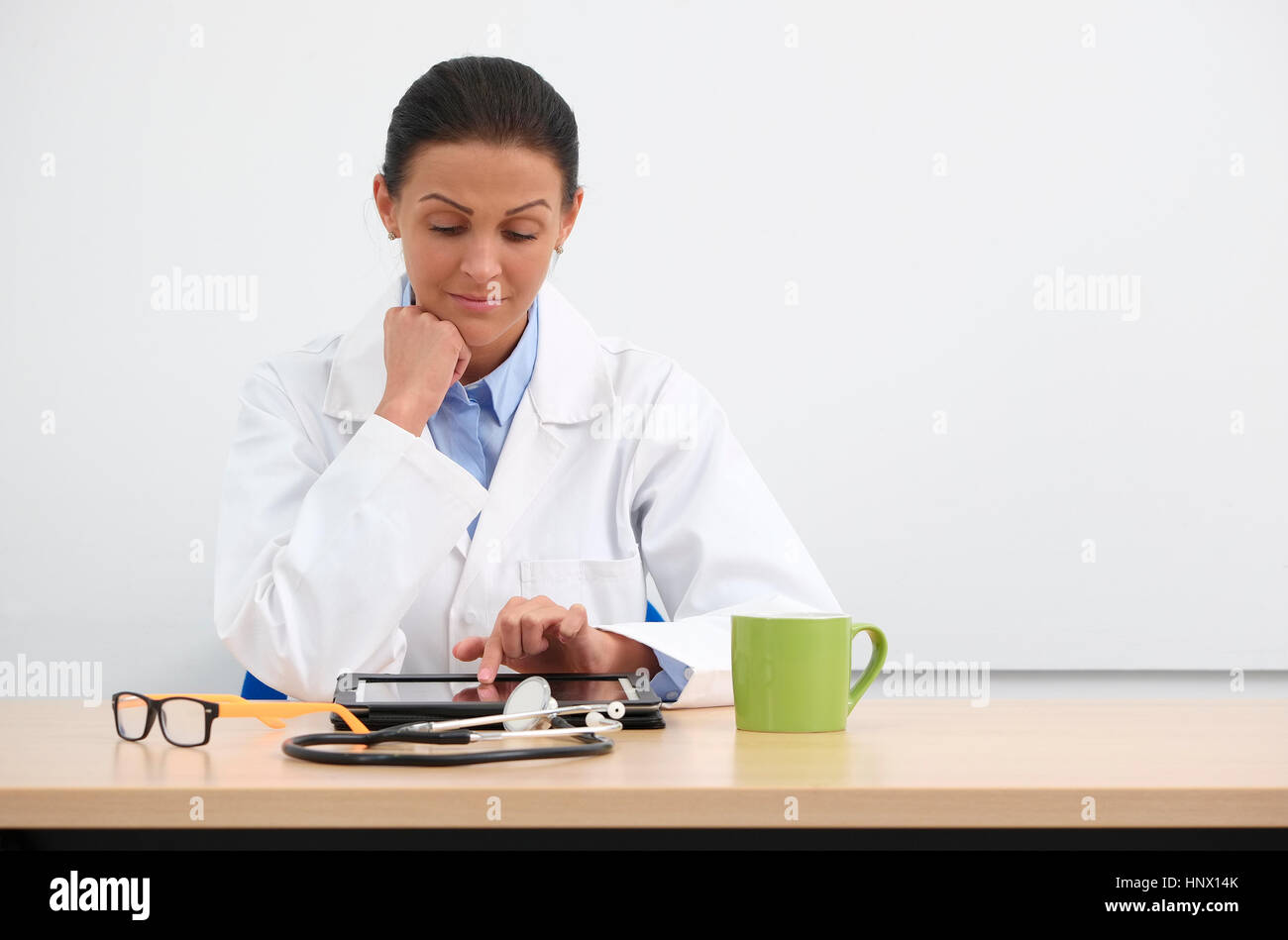 female doctor in medical centre Stock Photo - Alamy
