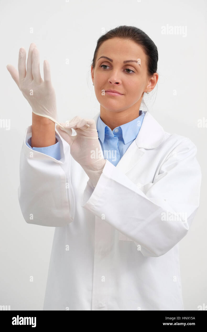 Lady with doctor hi-res stock photography and images - Alamy