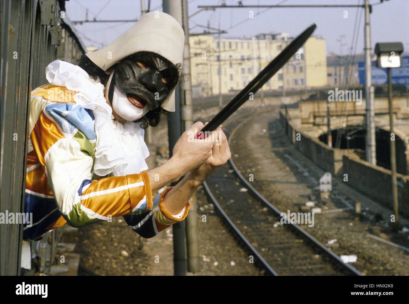 Venetian commedia dellarte costume hi-res stock photography and images ...