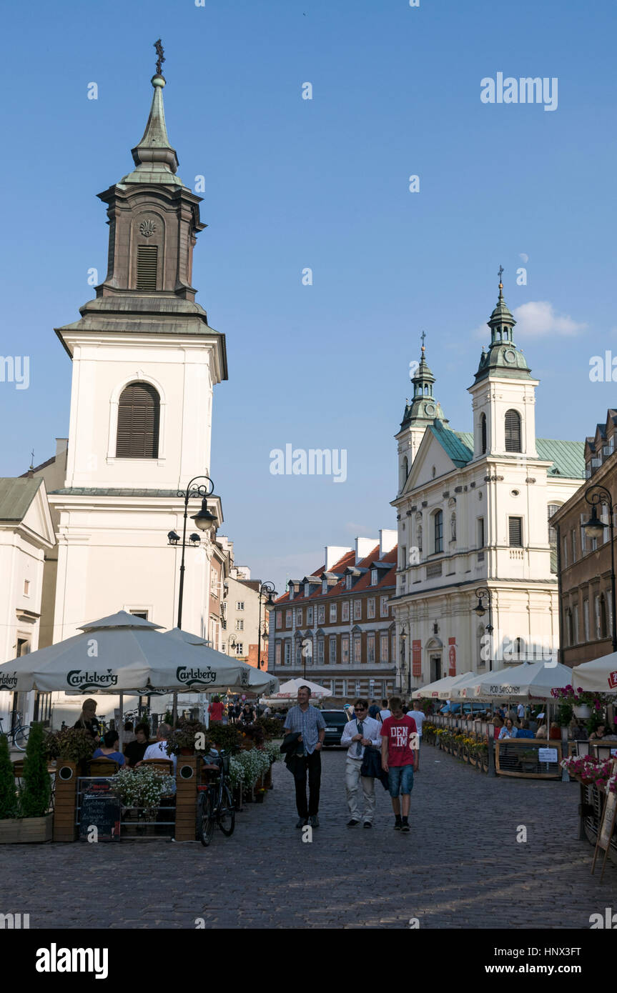 The main thoroughfare is Freta Nowomiejska with St. Jacek's Church and ...