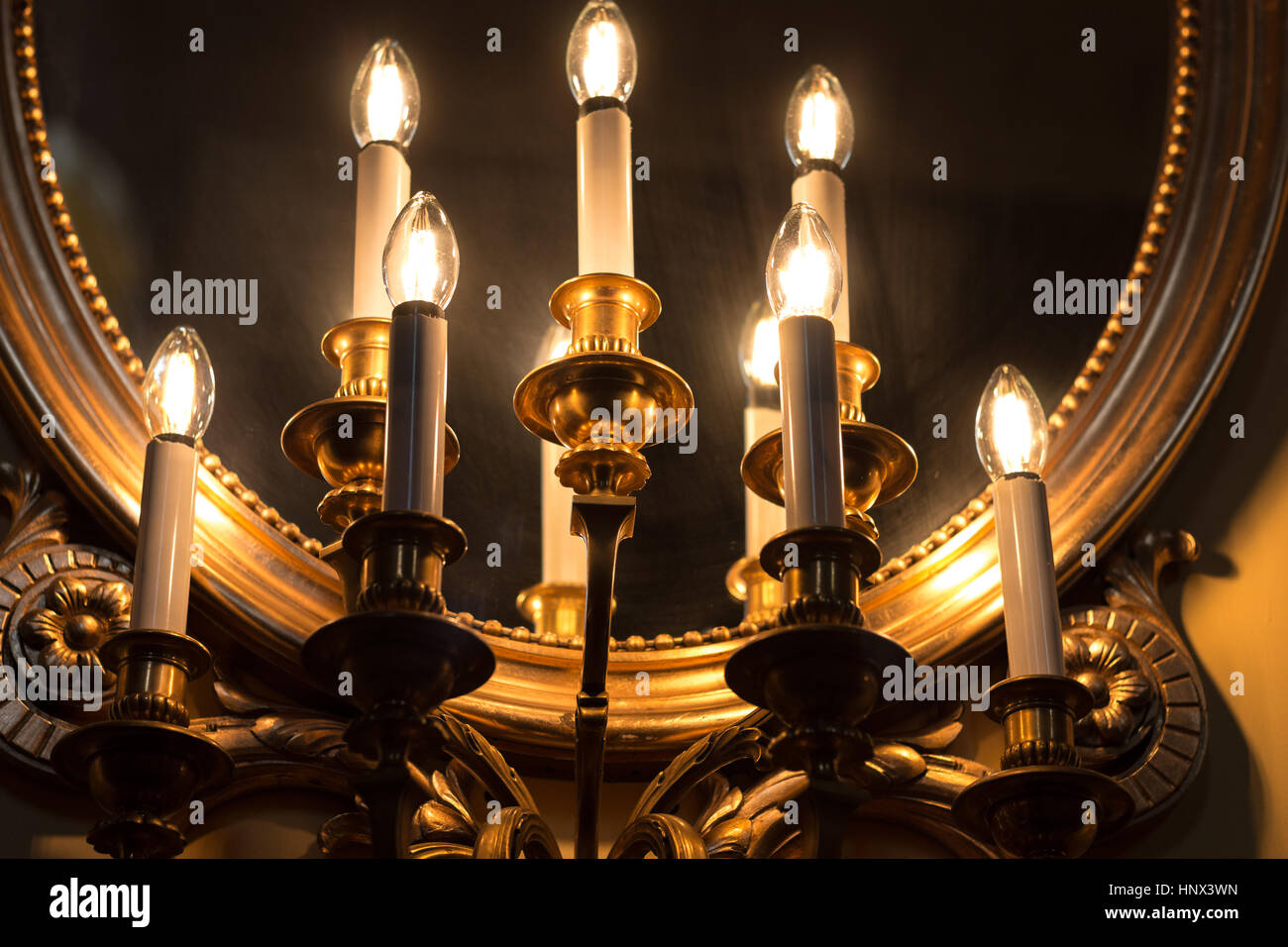 Gold reflection and screen hi-res stock photography and images - Alamy