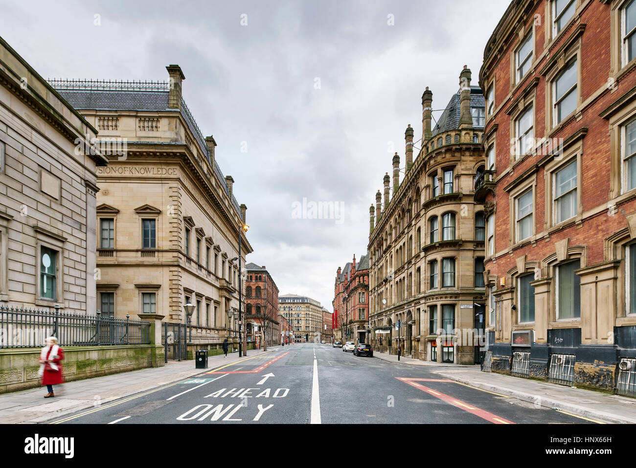 Princess street cityscape, Manchester, UK Stock Photo - Alamy