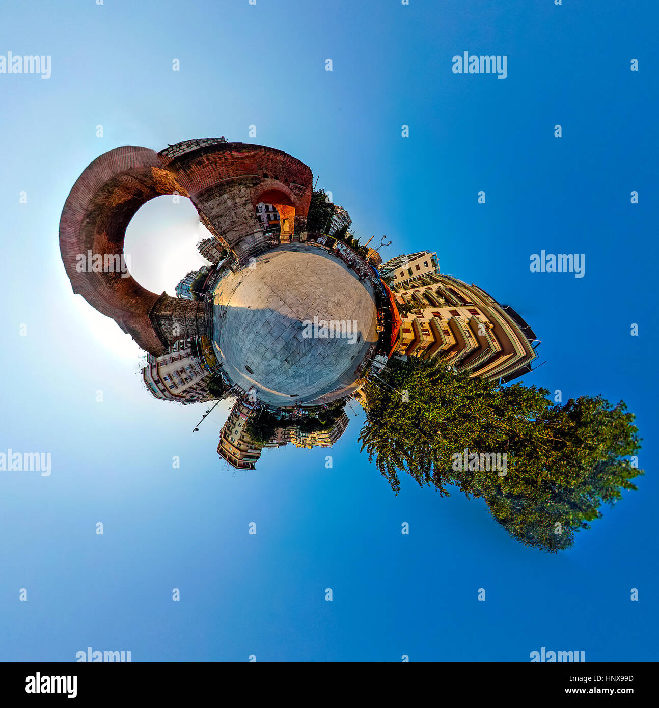 Little planet 360 hi-res stock photography and images - Alamy