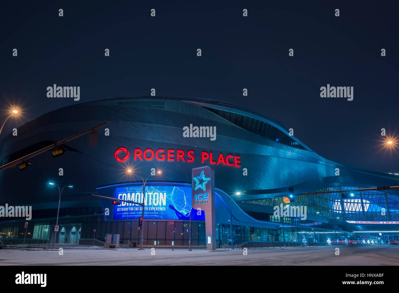 Canada alberta canada edmonton arena stadium hi-res stock photography ...