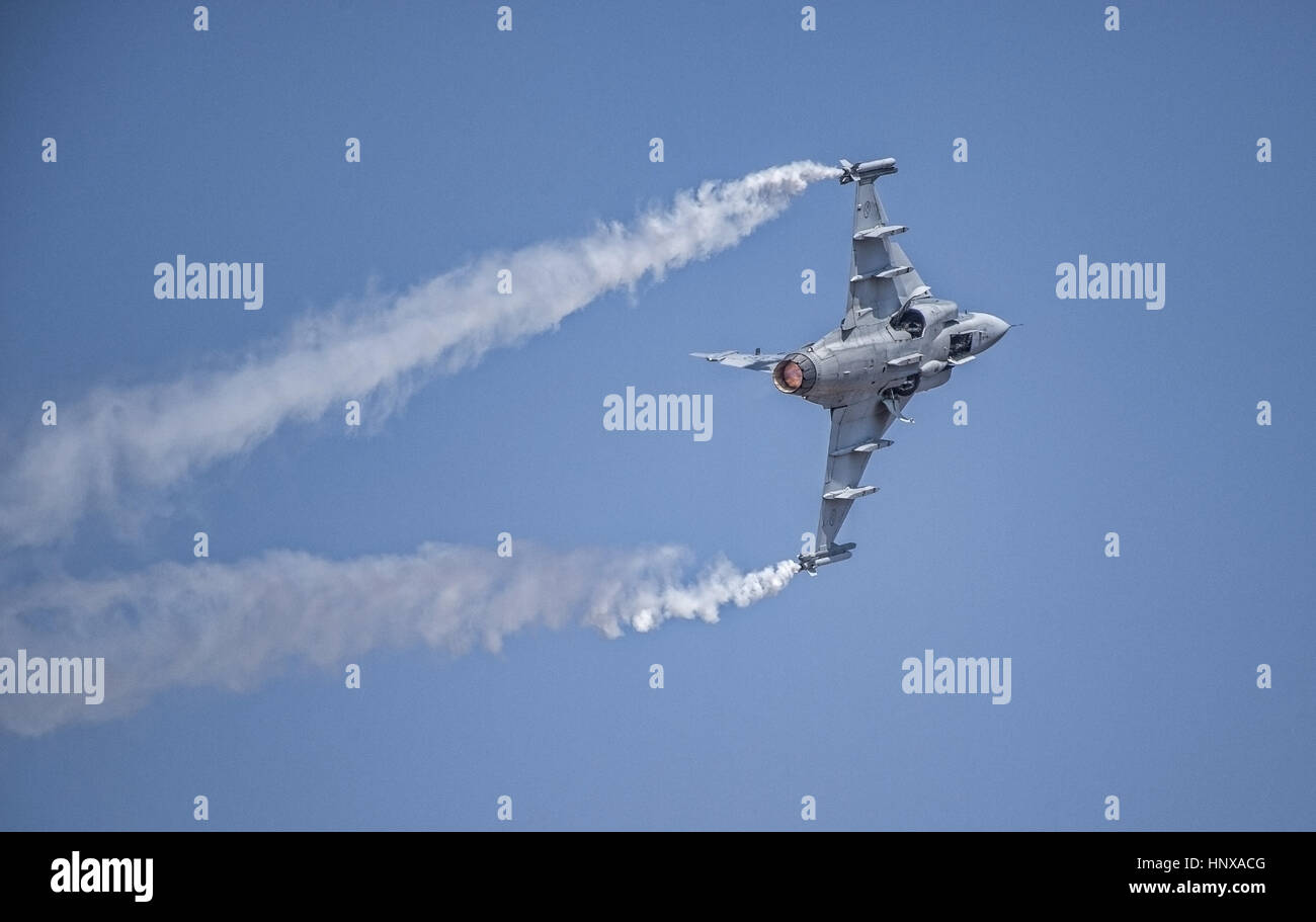 SAAB Gripen Fighter Jet Stock Photo - Alamy