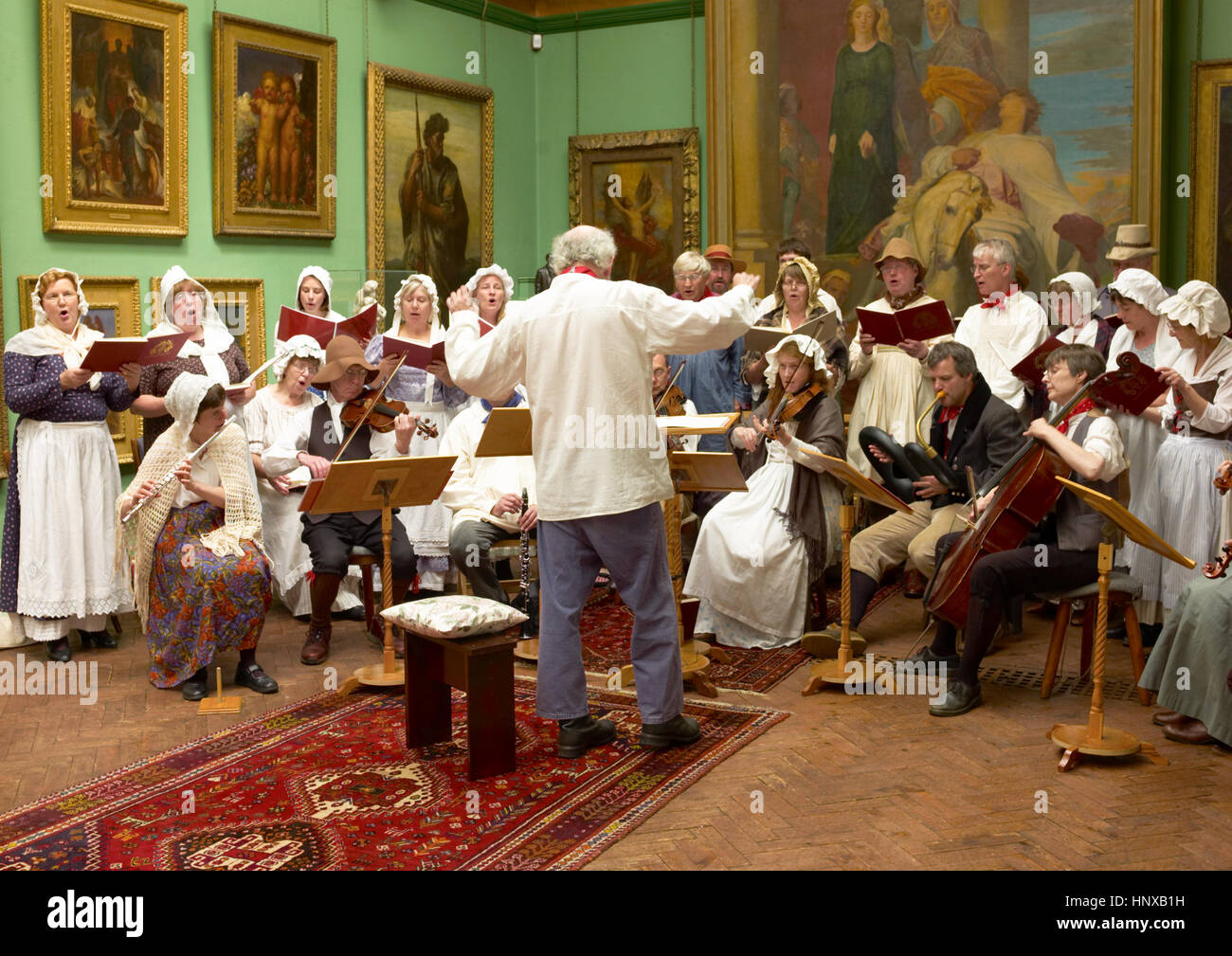 The Madding Crowd West Gallery Quire, conductor; Mike Bailey. Singing ...