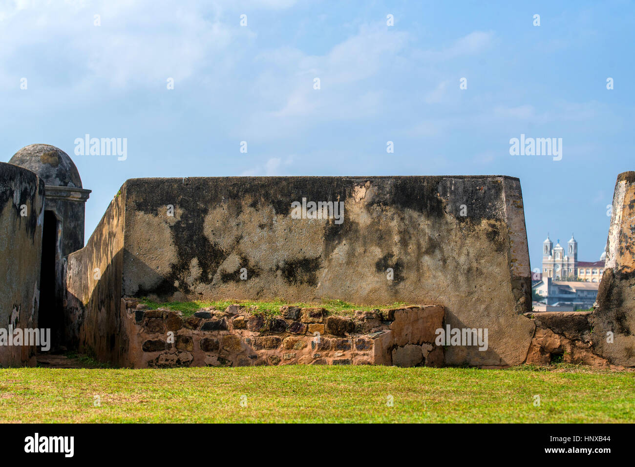 Beautiful scenery of ancient Dutch Galle Fort Stock Photo - Alamy