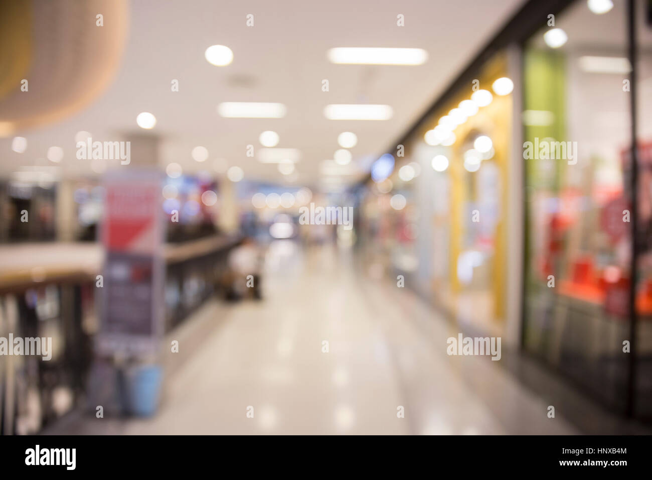 department store center for use as shopping concept, blur background ...
