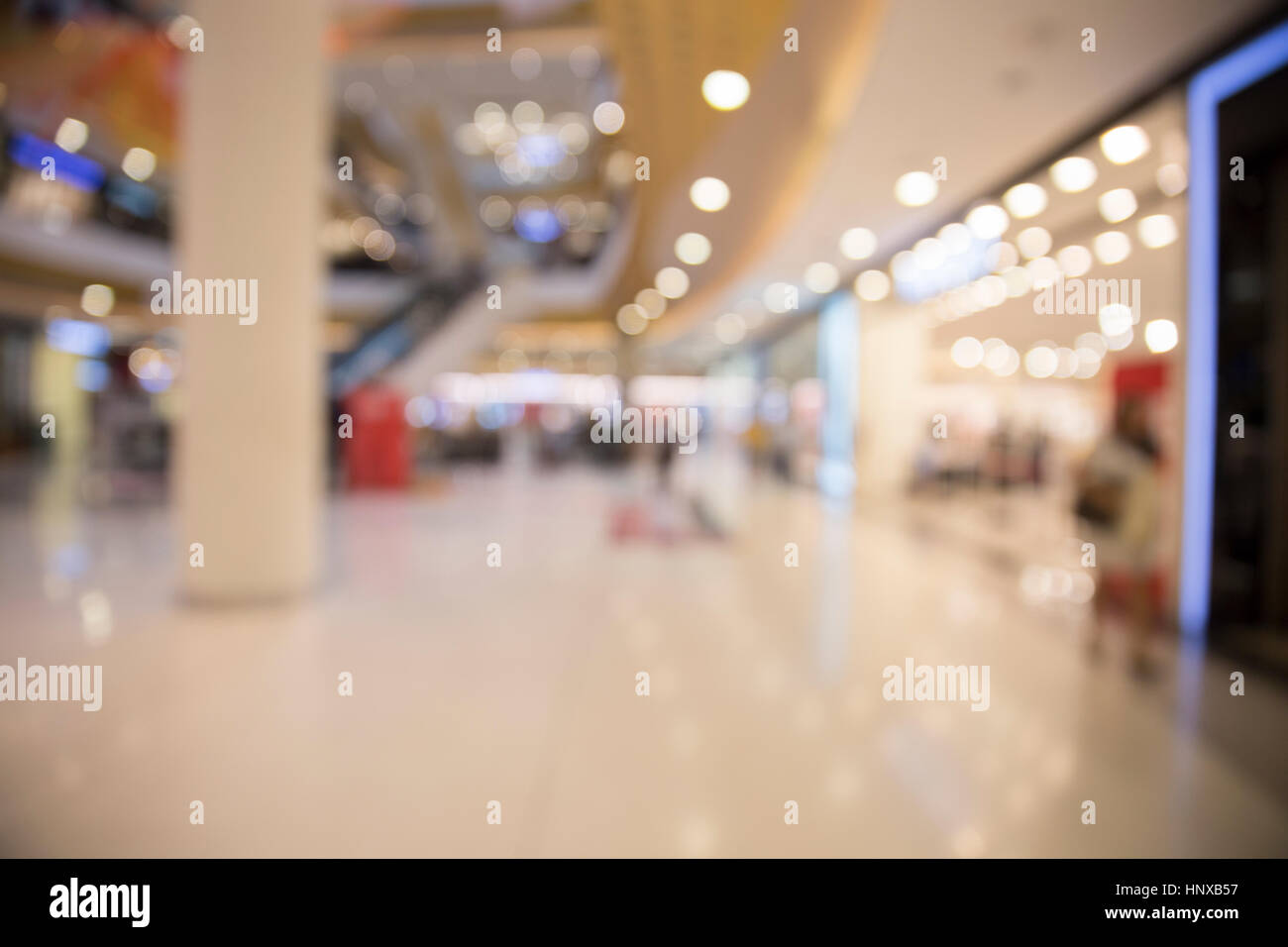 department store center for use as shopping concept, blur background ...