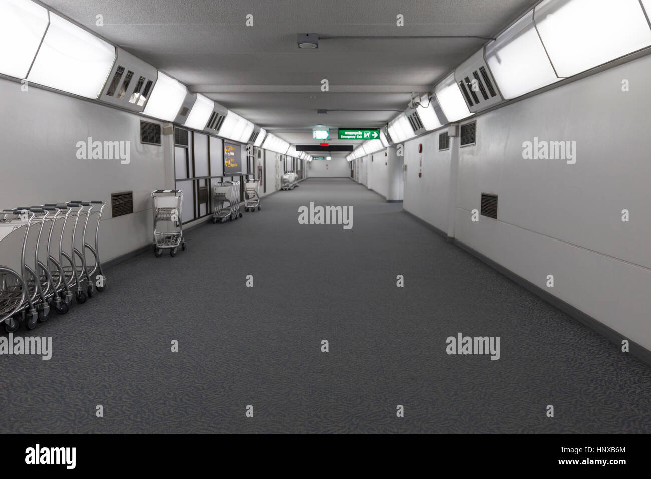 Airport corridor in indoor ceiling ceiling hi-res stock photography and ...