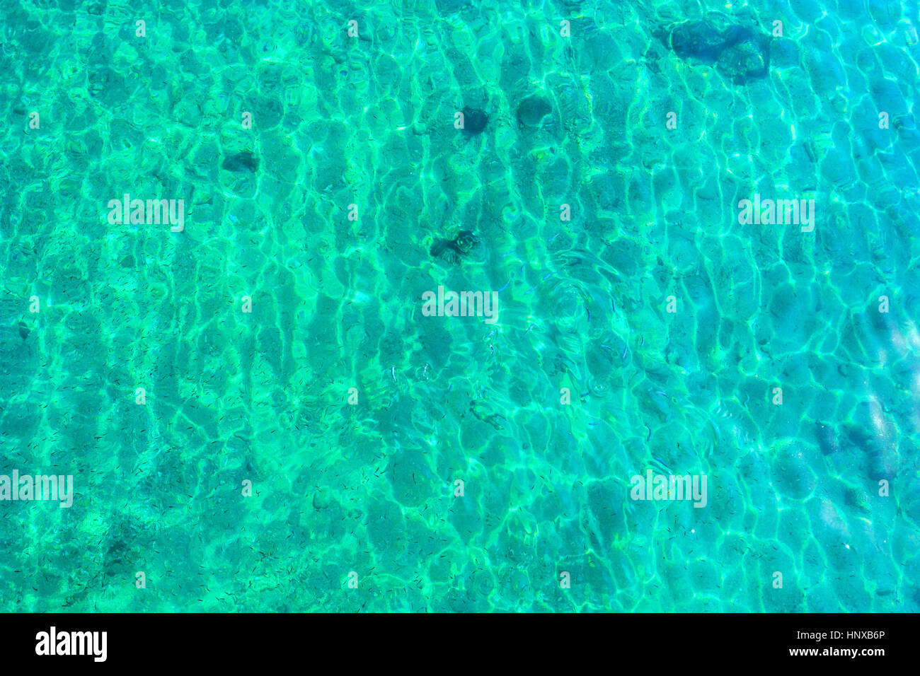 Turquoise water surface Stock Photo - Alamy