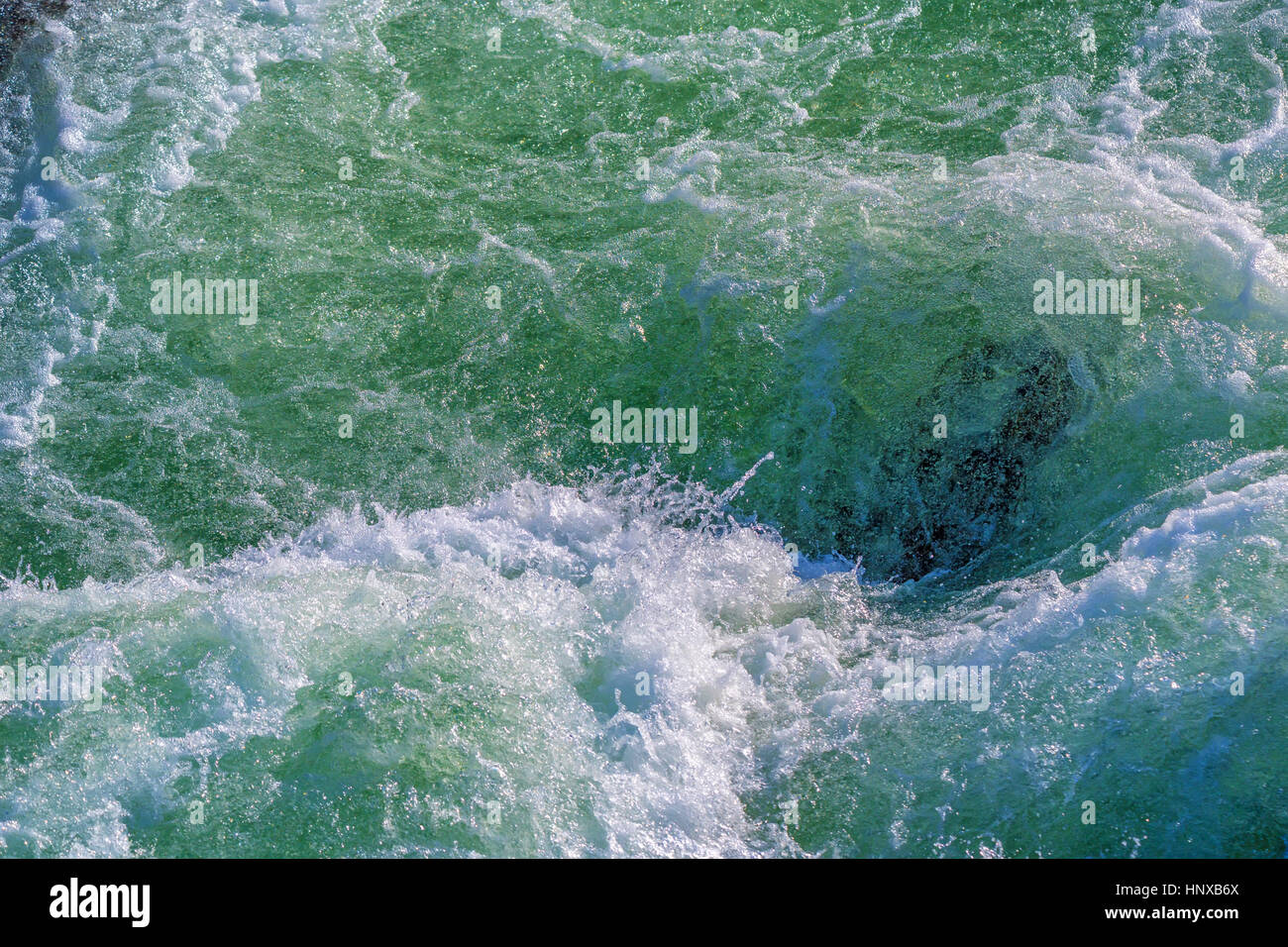 Raging water in whirpool of the mountain river Stock Photo - Alamy